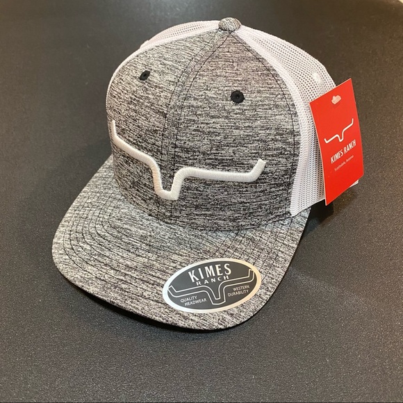 Kimes Ranch | Accessories | Kimes Ranch Weekly Trucker Cap Heather Grey ...